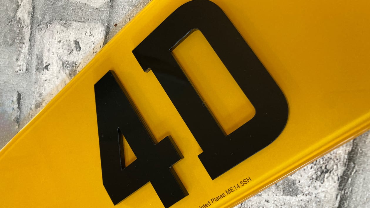 What Are 4D Number Plates And Are They Legal Auto Express What Are 4D Number Plates And Are They Legal Auto Express
